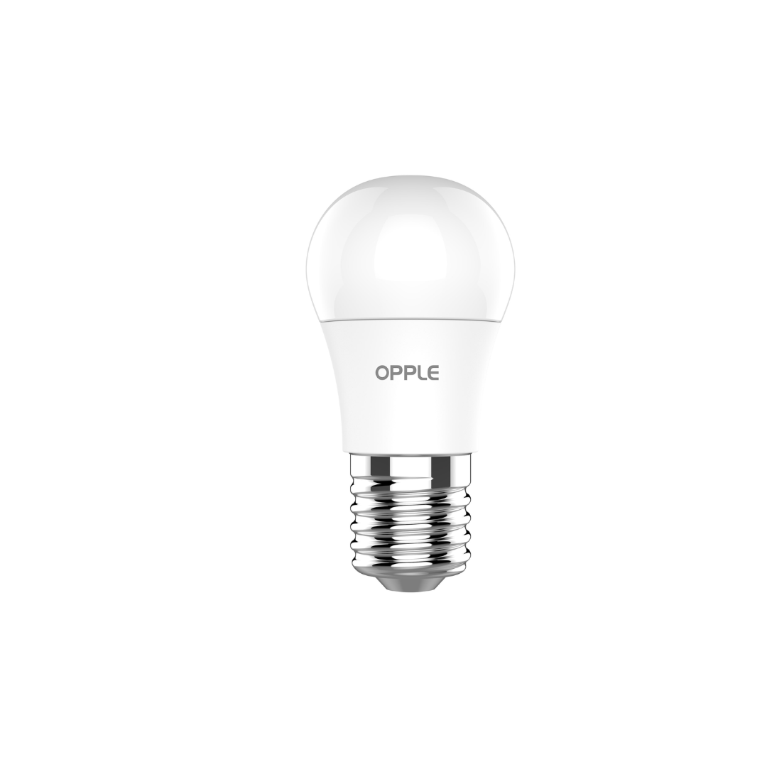Opple E1 P45 LED Bulb – 5W Warm White (3000K), E27 Base – V7 Series Set ...