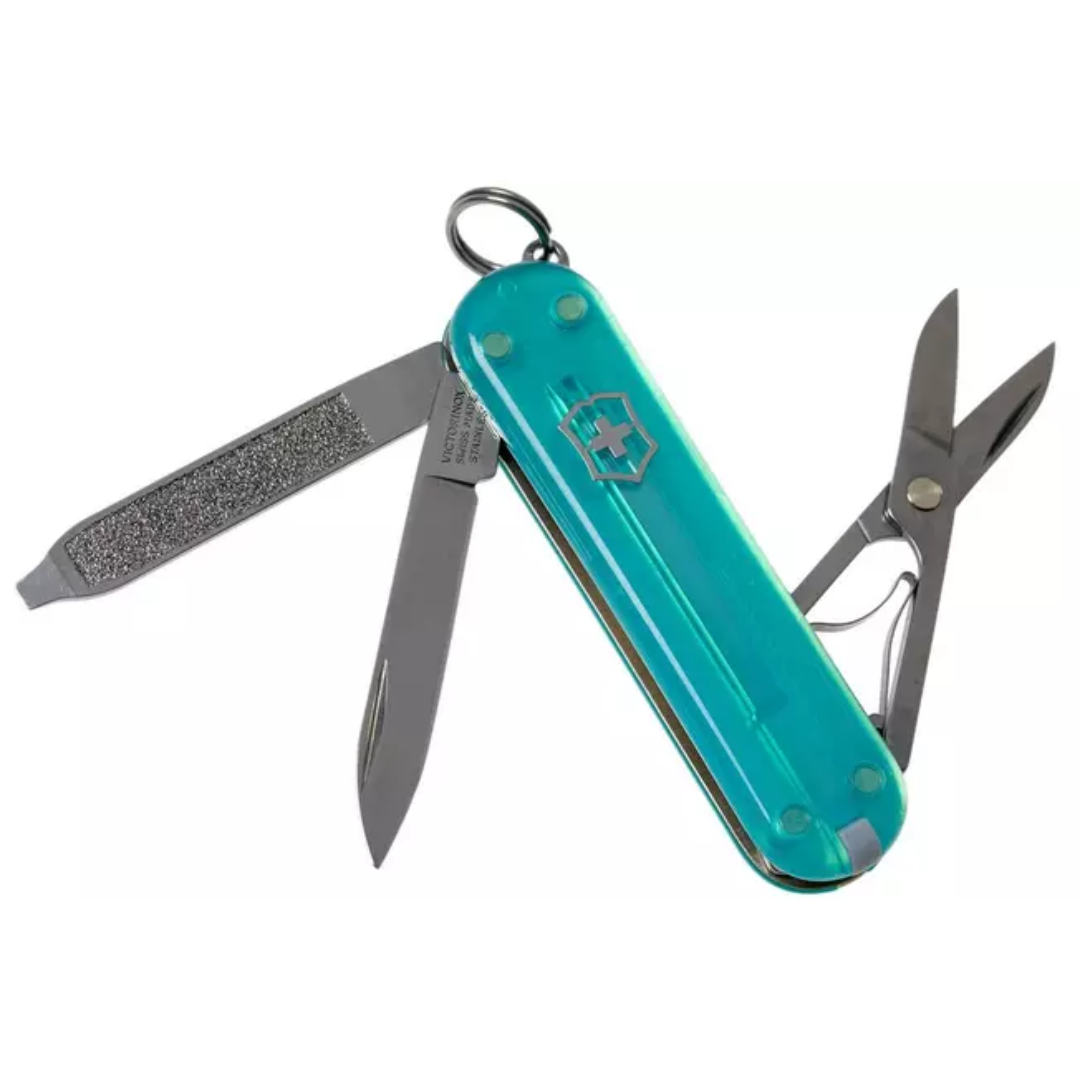 Victorinox Swiss Army Knife Classic SD Pocket 58mm, Turquoise, Blister ...