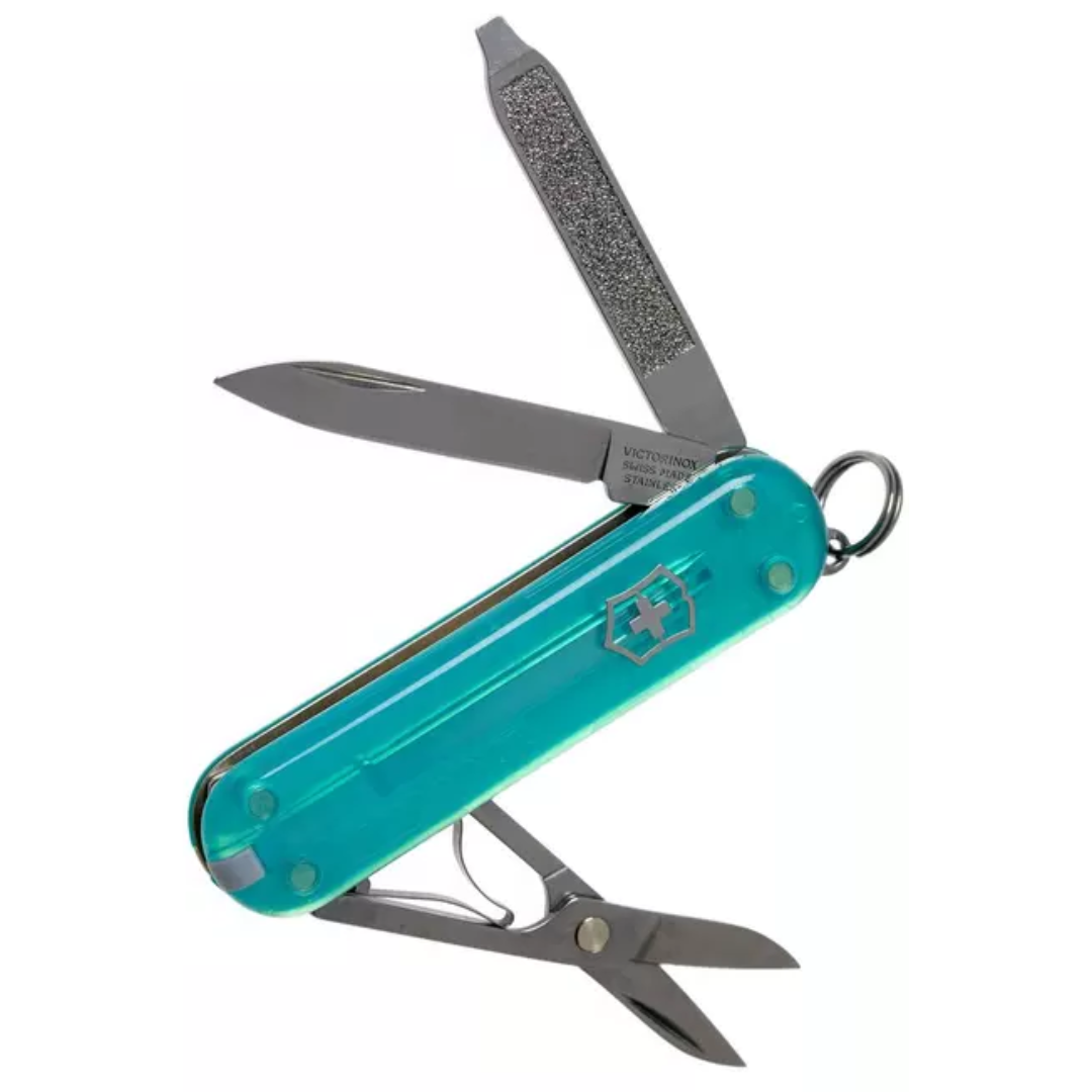 Victorinox Swiss Army Knife Classic SD Pocket 58mm, Turquoise, Blister ...