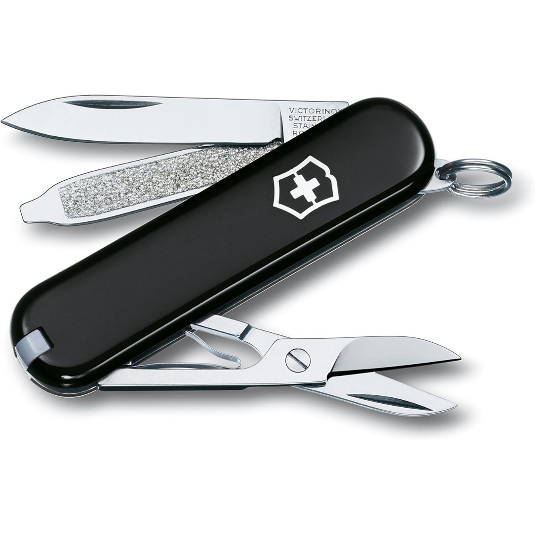 Victorinox Swiss Army Knife Classic SD Pocket 58mm, Black, Blister 0. ...