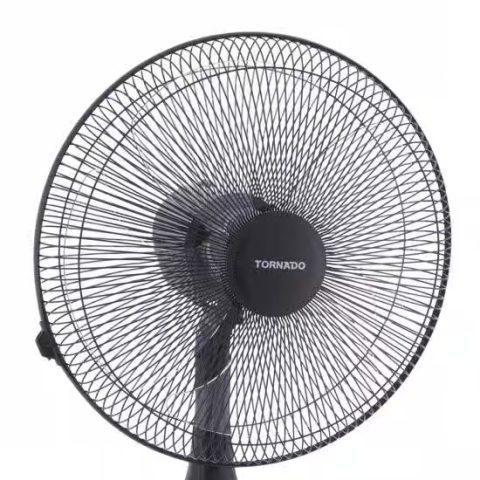 TORNADO Stand Fan 16 Inch 4 Blades Black TSF-16W